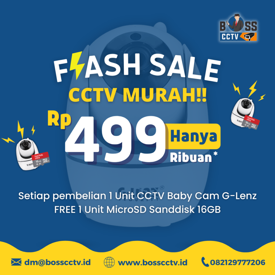 Promo CCTV Online Cuma 400 Ribuan! | BOSSCCTV.ID