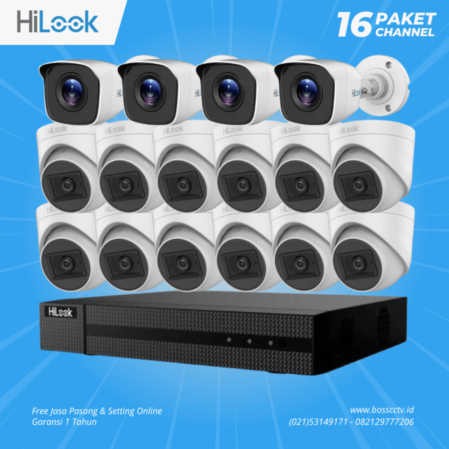 Paket CCTV Hilook 16 Kamera - Harga Murah Jasa Pasang CCTV | Harga Pasang CCTV | Toko CCTV ...